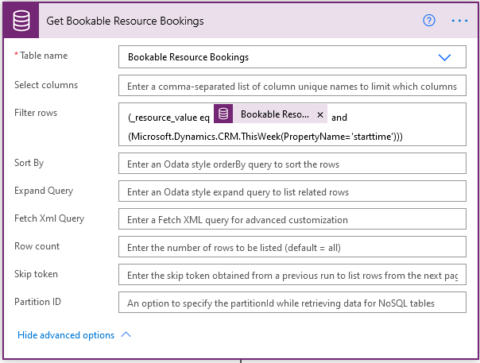 Resource Managers Workflow - Send a Weekly Bookable Resource Planning ...