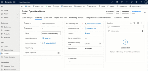 Dynamics 365 Project Operations - Integrating Project Planning with the ...